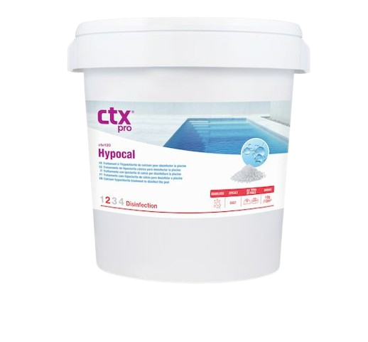 Chlore choc non stabilisé HYPOCAL en granulés CTX 120 – Seau 5 kg - En ...